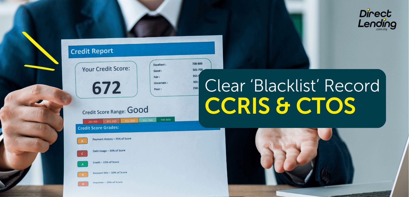 [INFOGRAPHIC] How to Clear Name From CTOS and CCRIS Record - Direct Lending